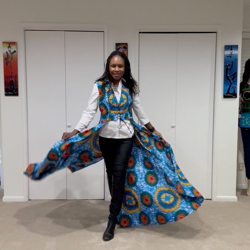 African Print Vest - Etsy
