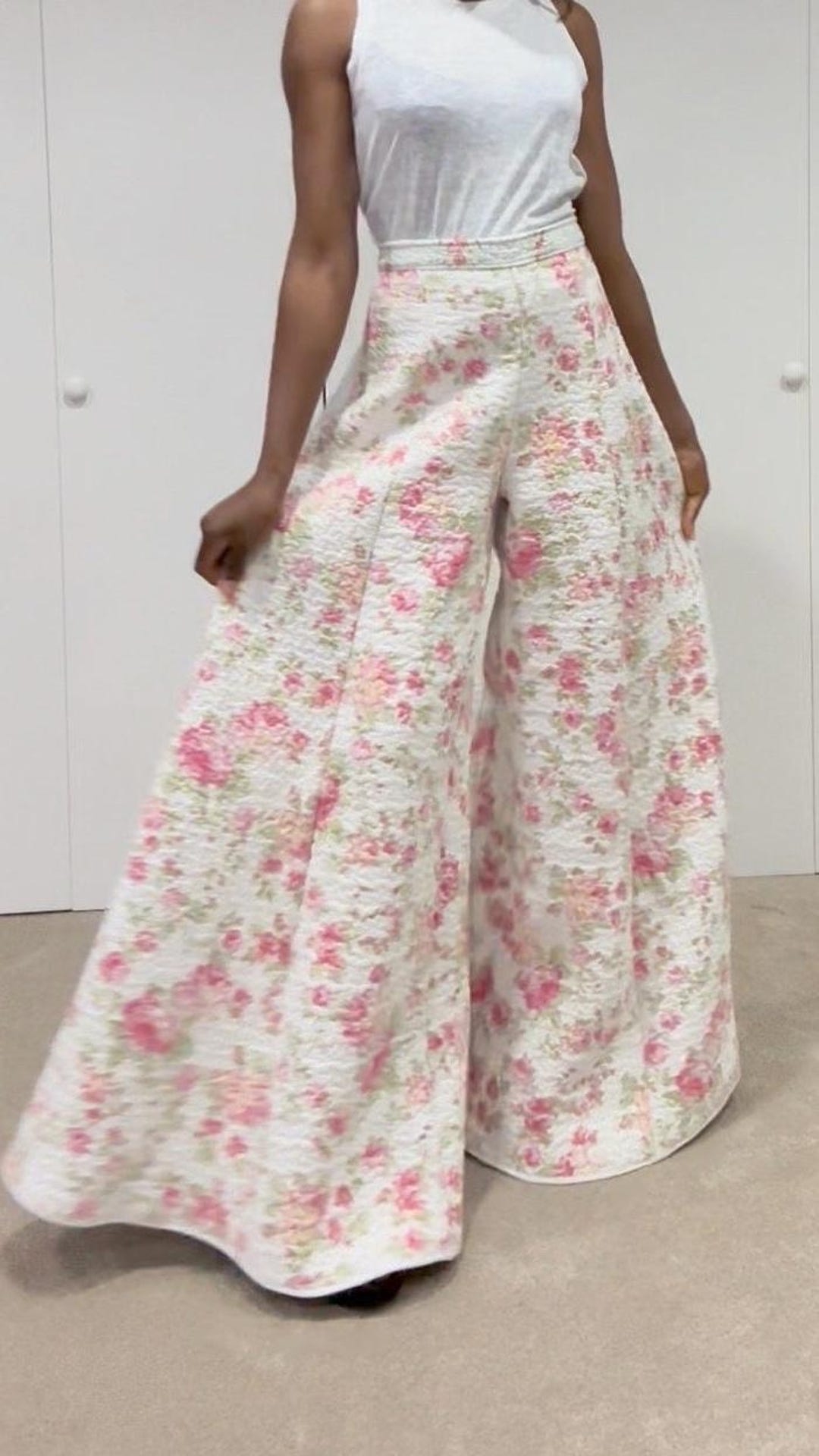 Upcycle Wide Leg Pants, Palazzo Pants, Winter Pants, Wide Leg Pants ...