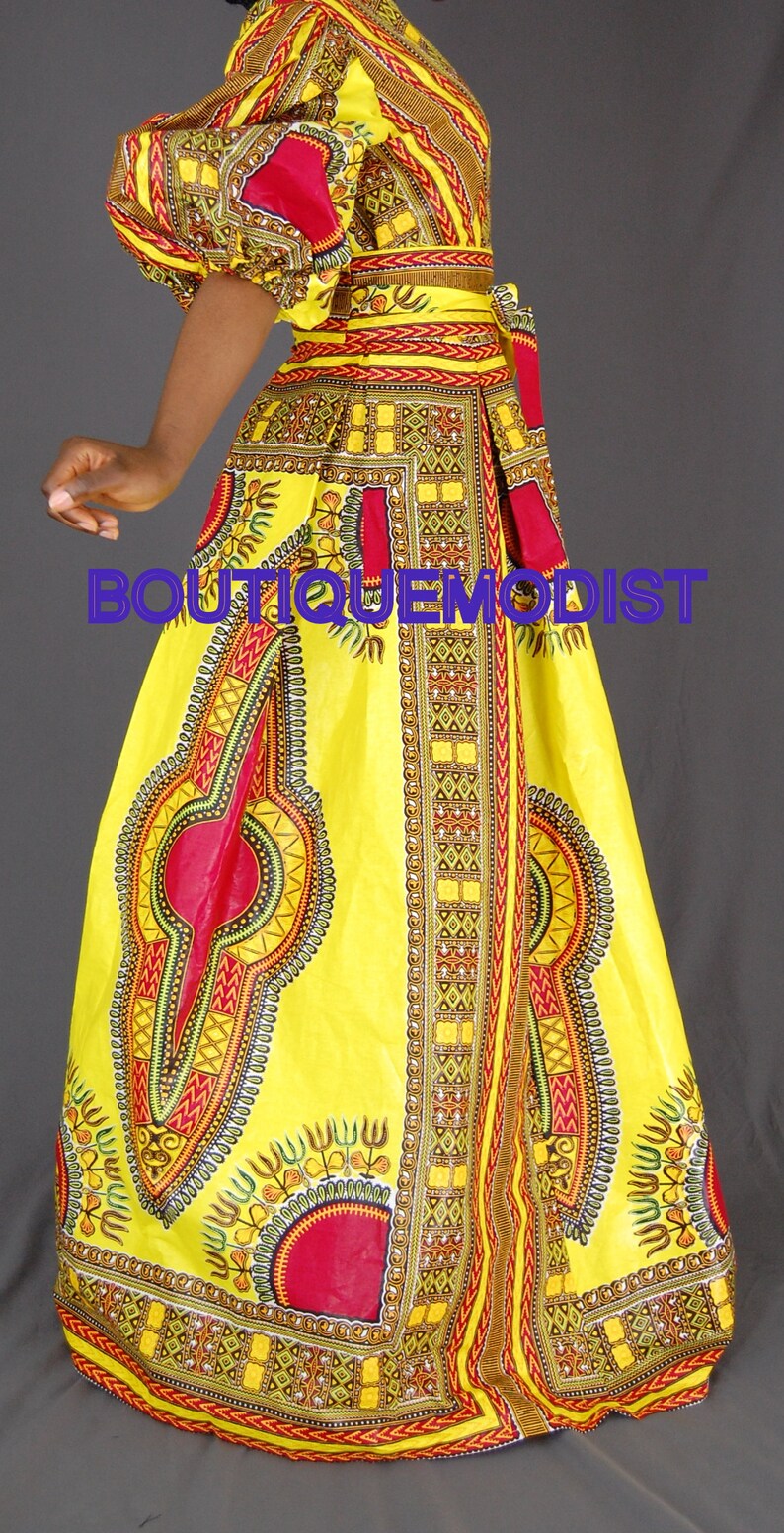 African Dashiki Maxi Dress/hand Made African Women Clothing /african ...
