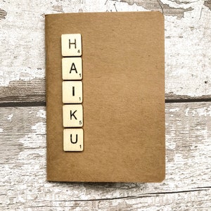 HAIKU Blank Notebook. Size A6 With Beautiful Thick Unlined - Etsy