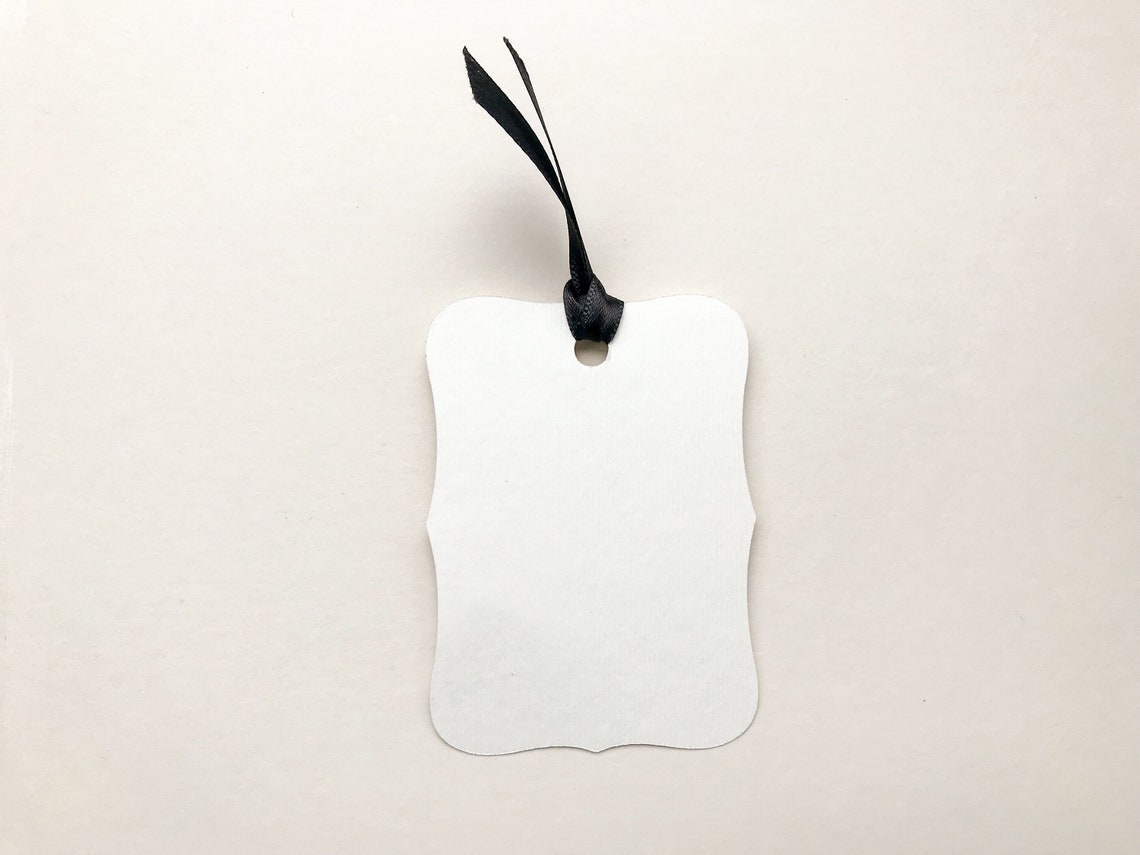 Musical Note Gift Tags. Set of Three Finished With Black - Etsy