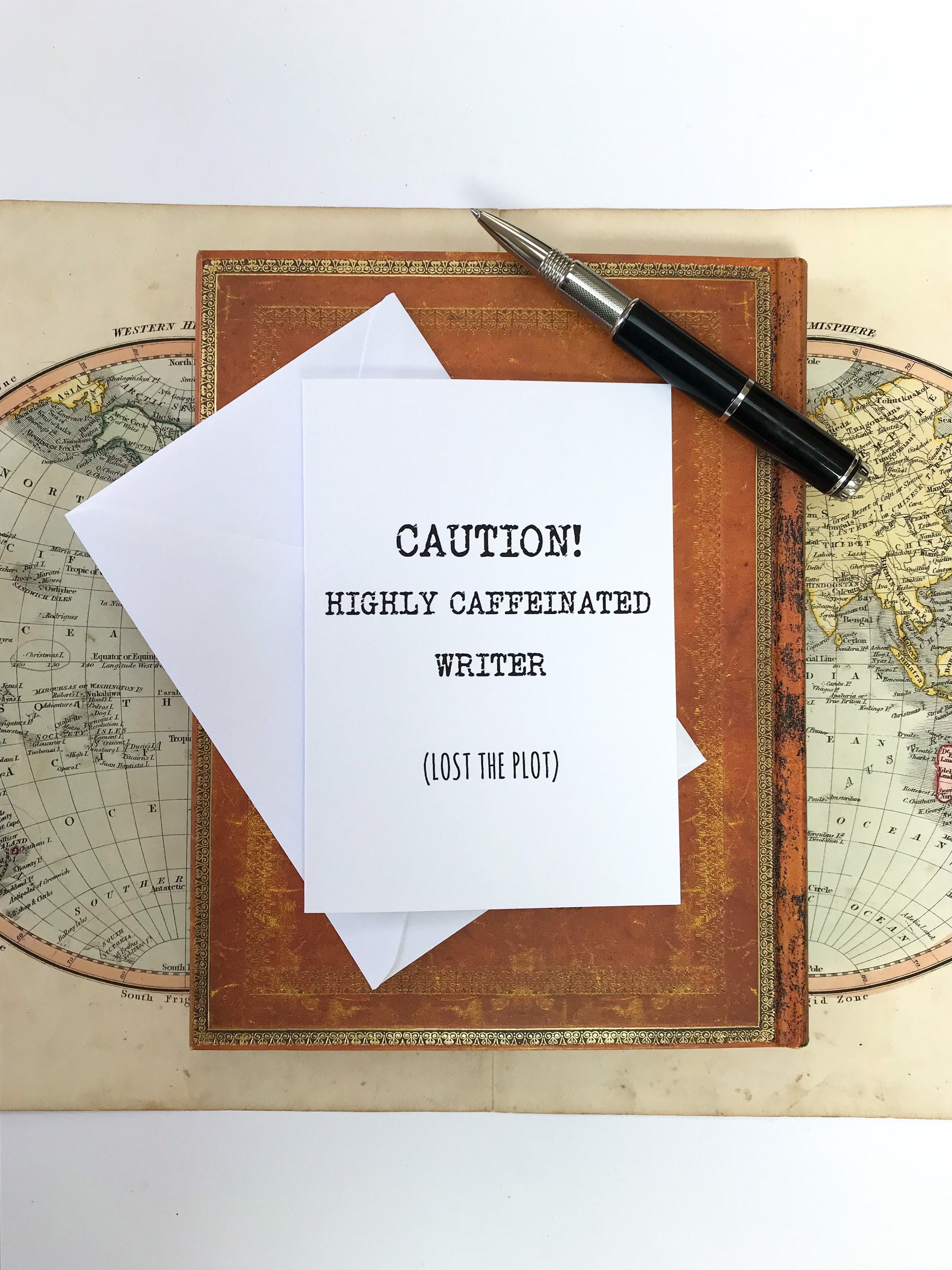 Card for Writer, Card for Novelist, Card for Poet, Card for ...