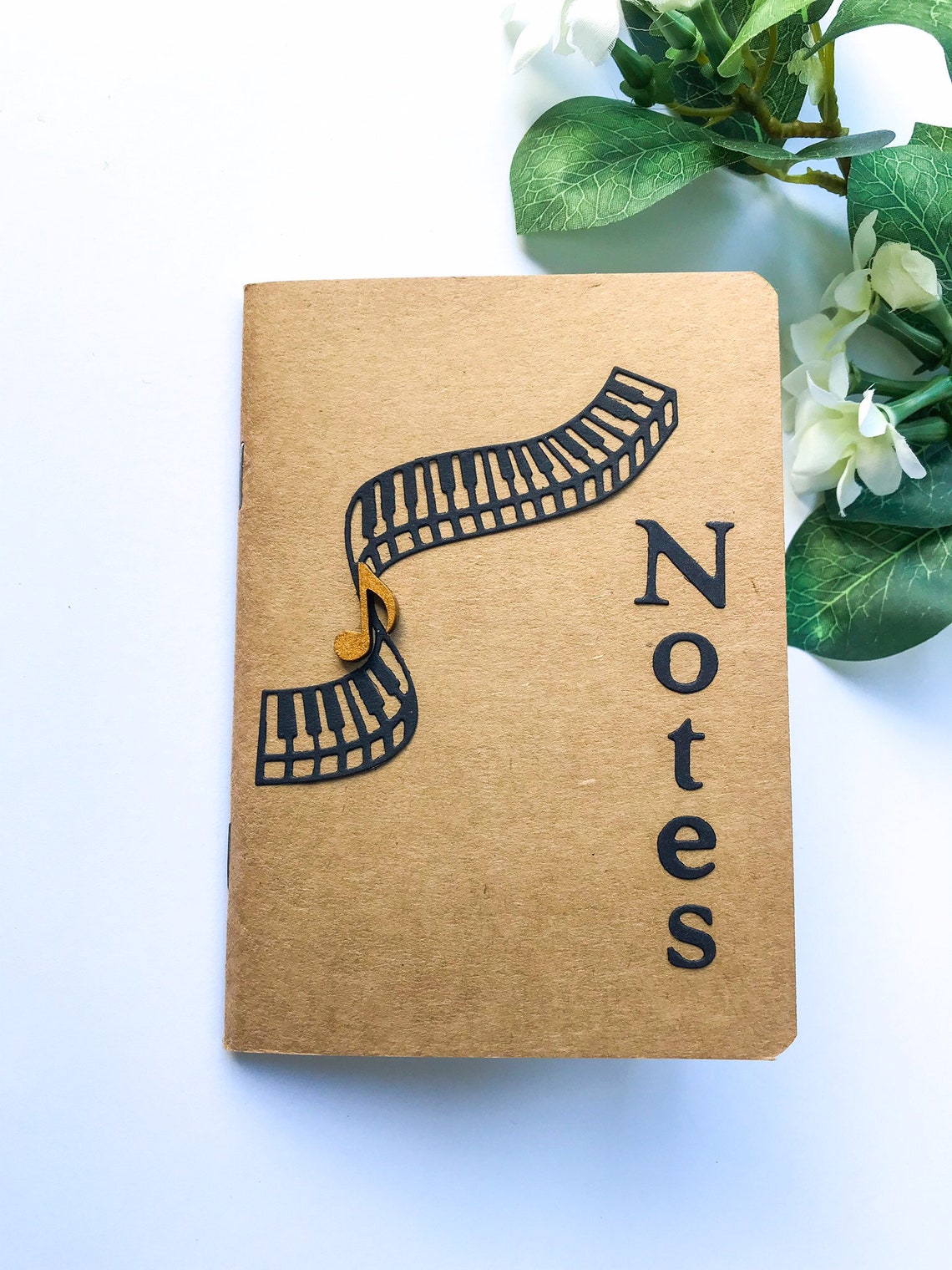 Musical Notes Notebook. Size A6 With Beautiful Thick Unlined - Etsy