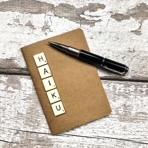 HAIKU Blank Notebook. Size A6 With Beautiful Thick Unlined - Etsy
