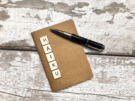 HAIKU Blank Notebook. Size A6 With Beautiful Thick Unlined - Etsy