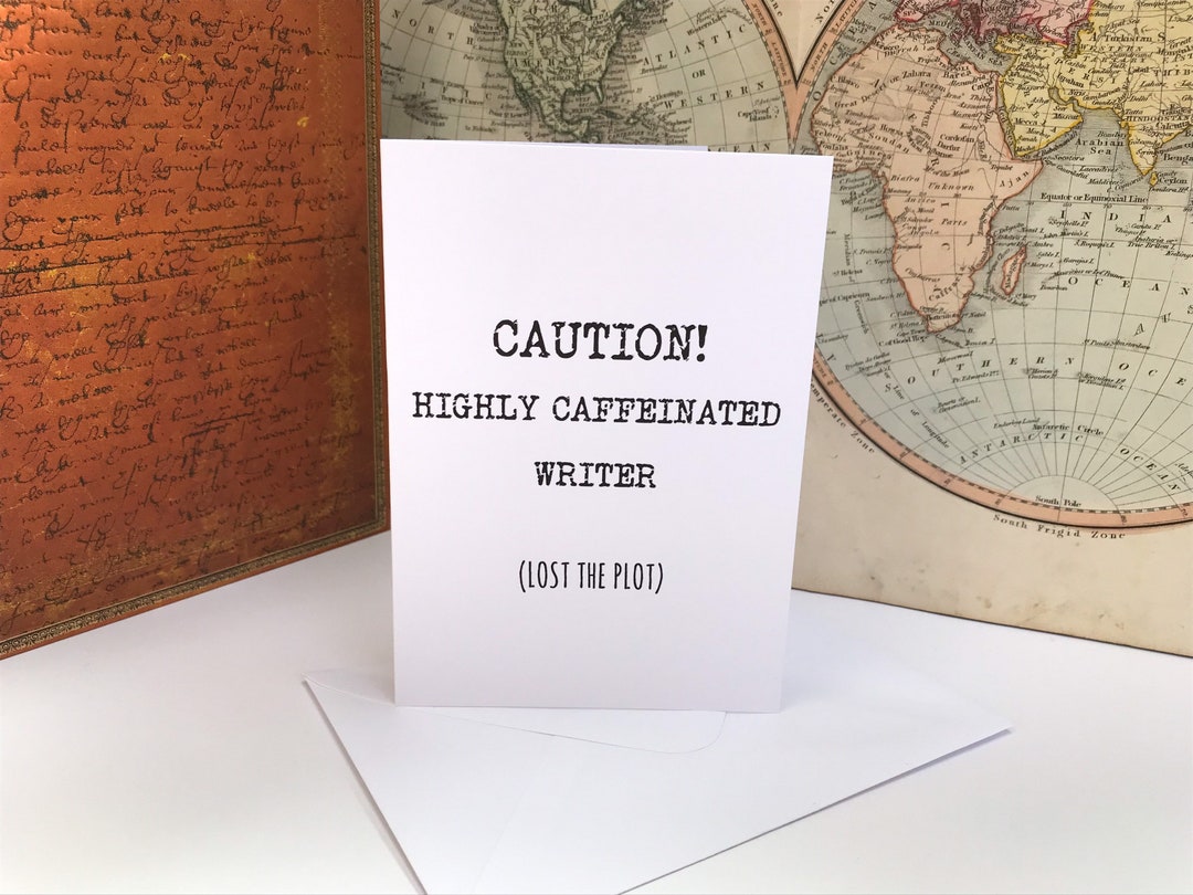 Card for Writer Card for Novelist Card for Poet Card for - Etsy