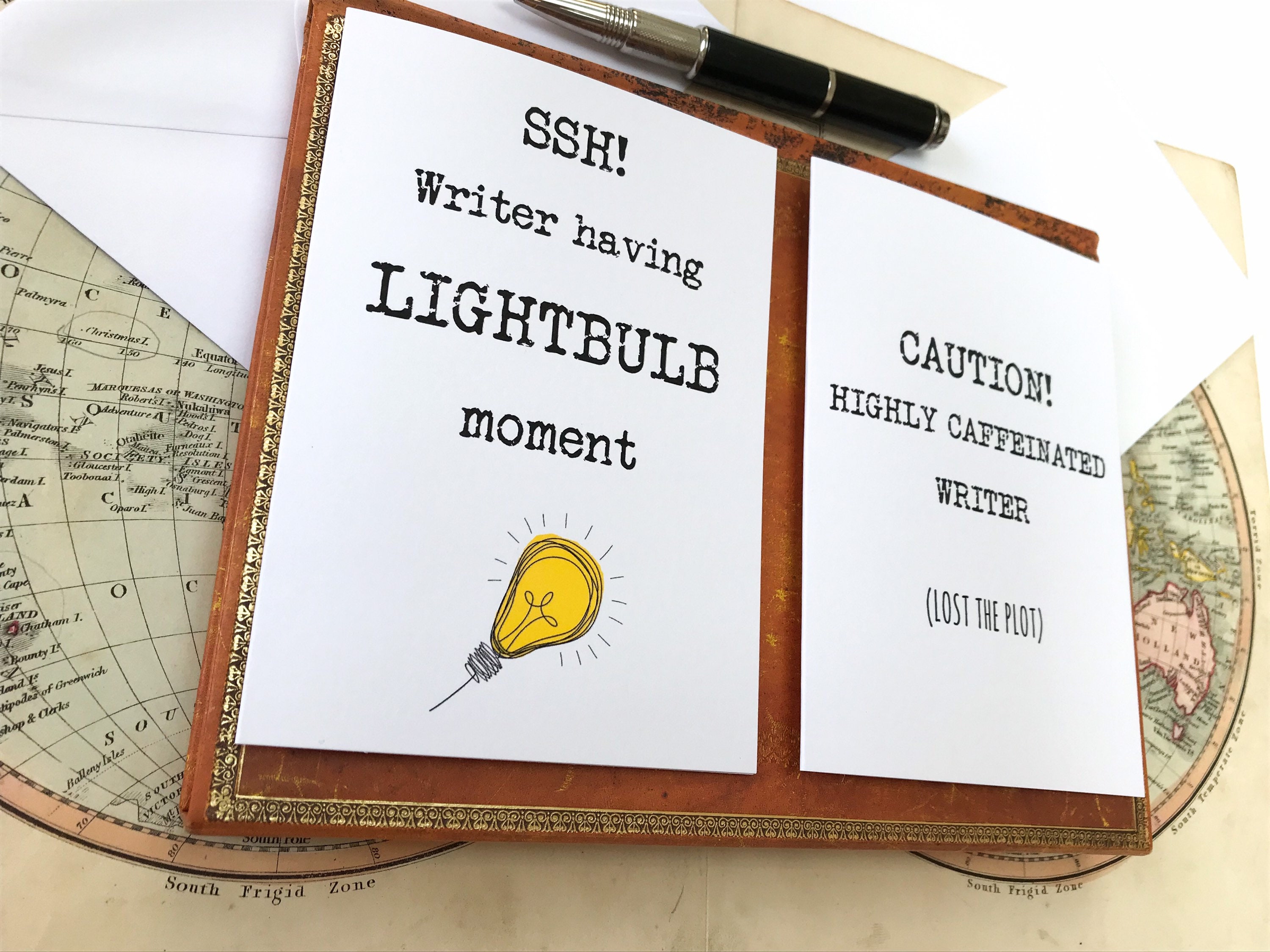 Card for Writer Card for Novelist Card for Poet Card for - Etsy UK