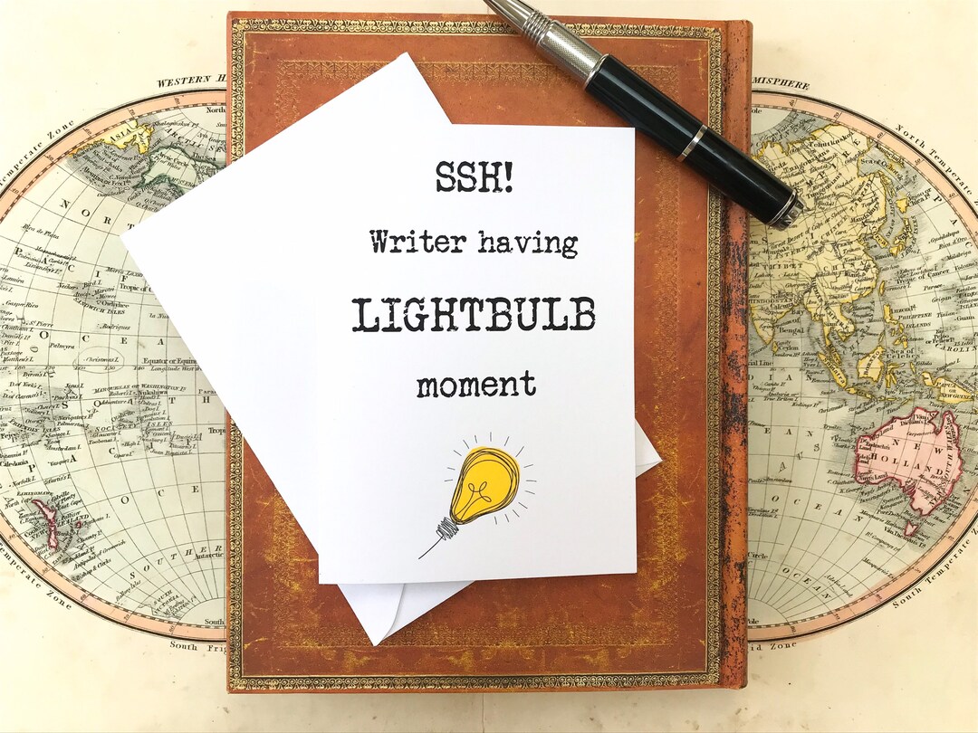 Card for Writer, Card for Novelist, Card for Poet, Card for ...