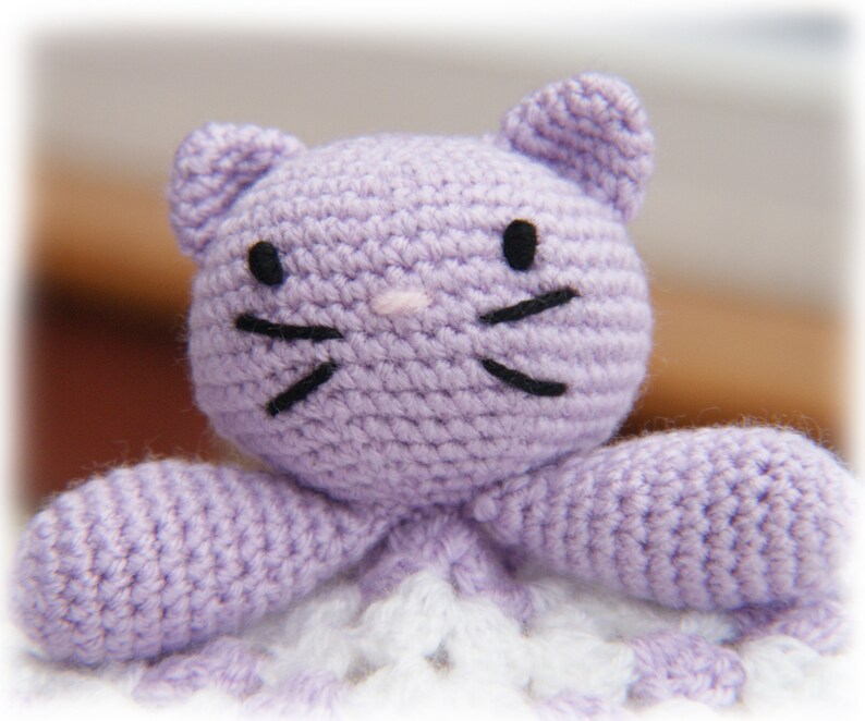 Kitten Comforter/lovey Crochet Pattern - Etsy