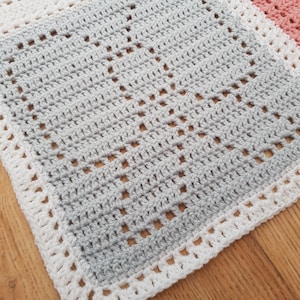 Bow Blanket Crochet Filet Pattern - Etsy UK