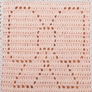 Bow Blanket Crochet Filet Pattern - Etsy UK