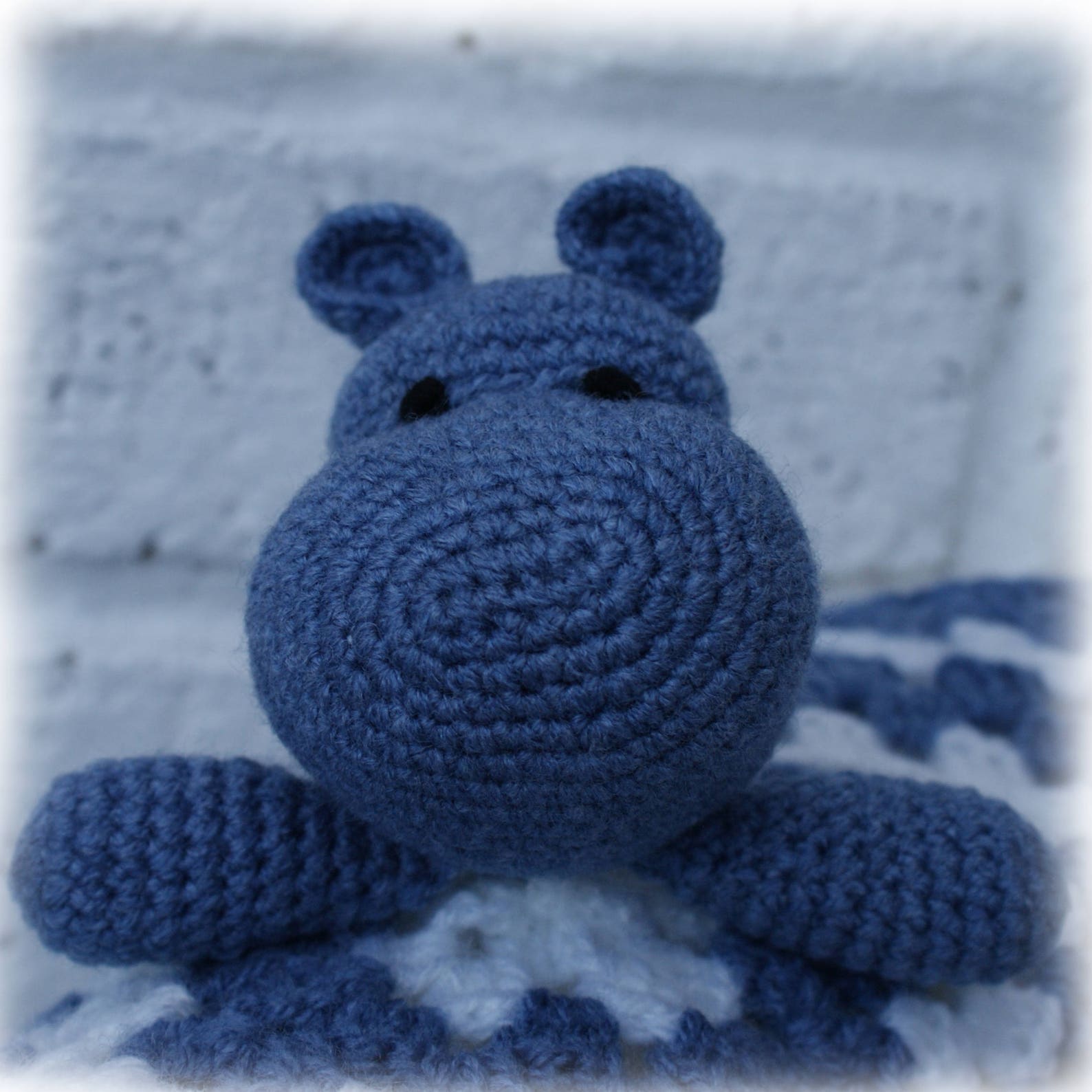 Hippo Comforter/lovey Crochet Pattern - Etsy