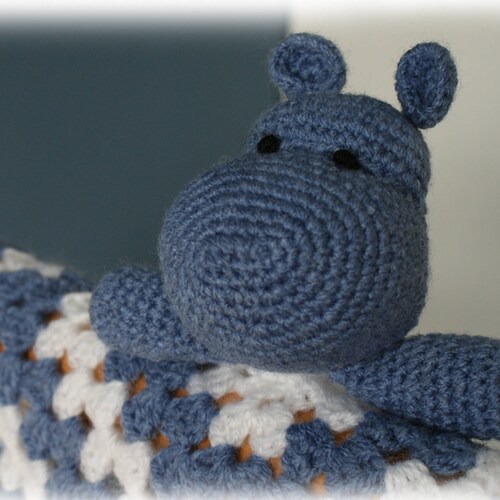 Hippo Comforter/lovey Crochet Pattern - Etsy