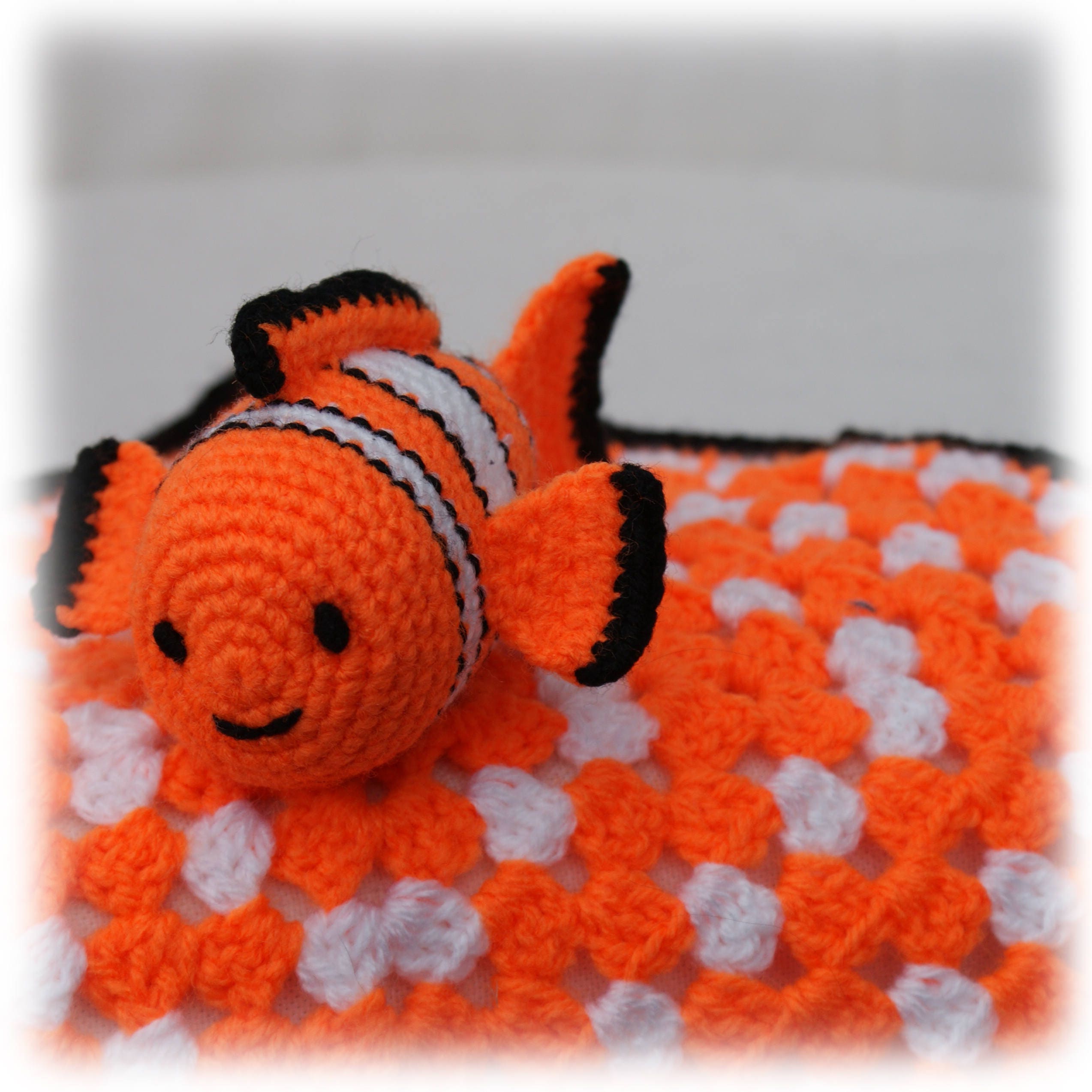Clown Fish Comforter/lovey Crochet Pattern - Etsy
