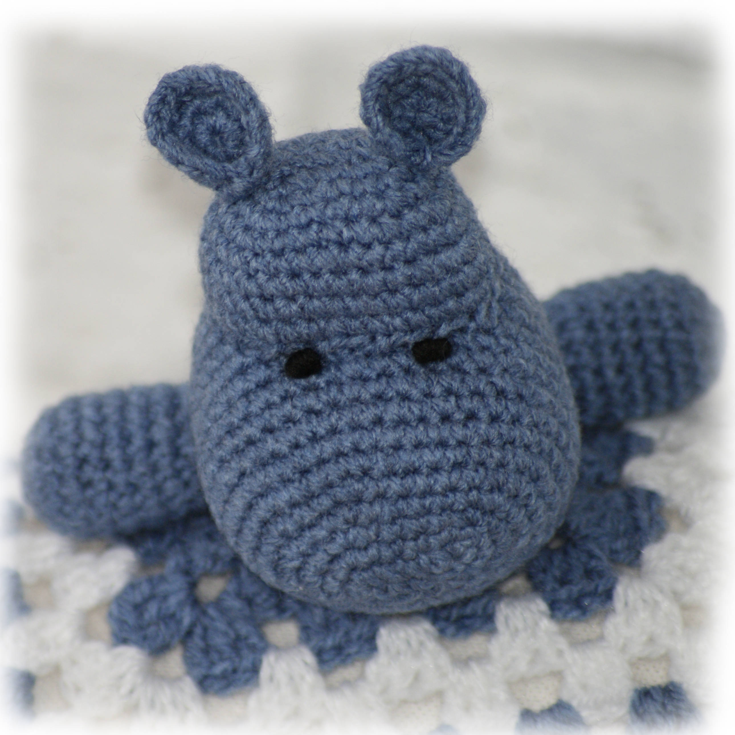 Hippo Comforter/lovey Crochet Pattern - Etsy