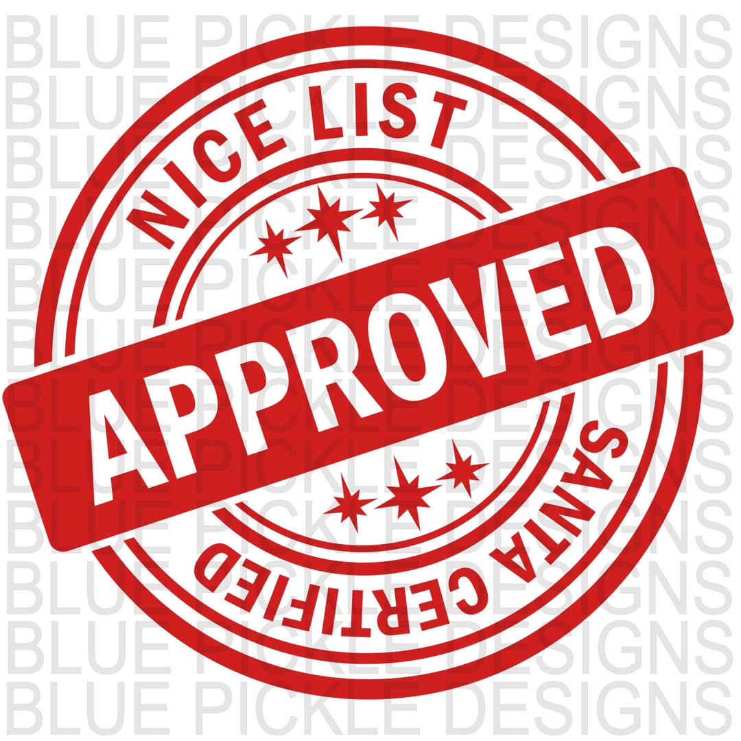 Nice List Png Regular and Distressed Christmas Png Christmas SVG Nice ...