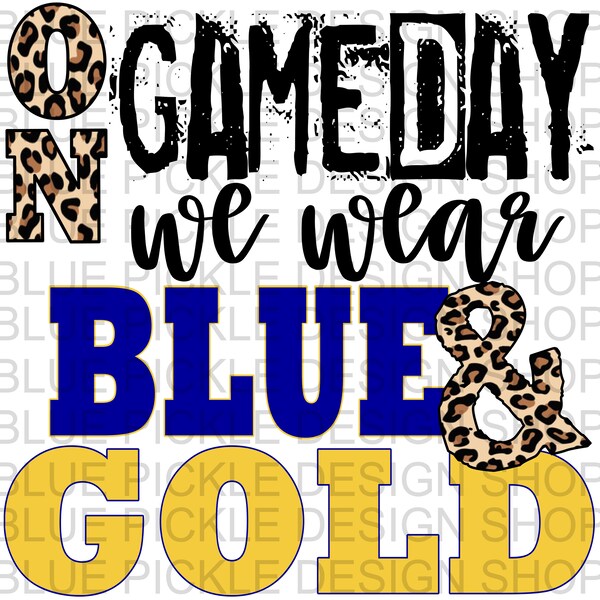 Blue and Gold - Etsy