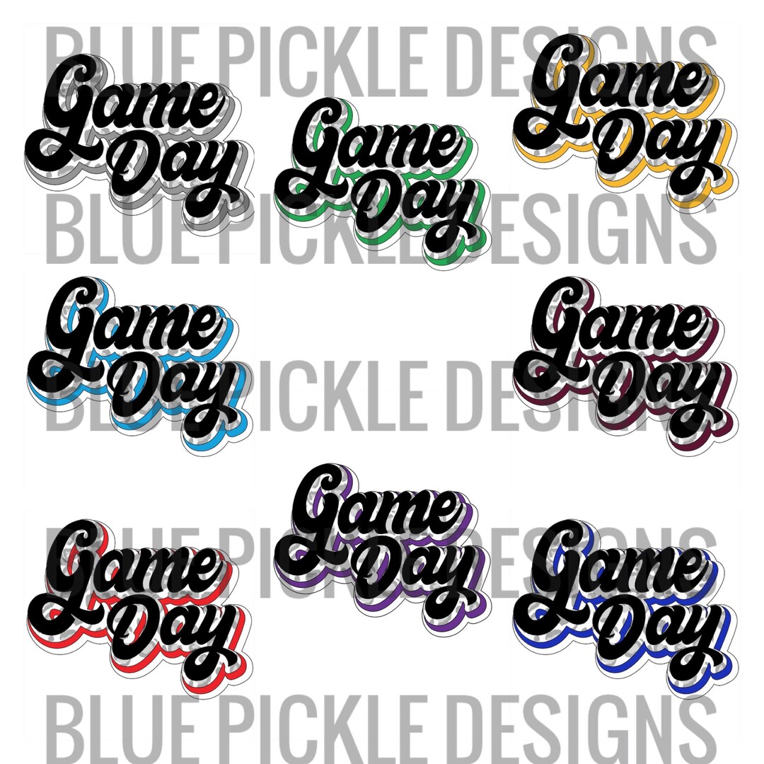Game Day PNG Leopard 10 Different Colors School Colors - Etsy