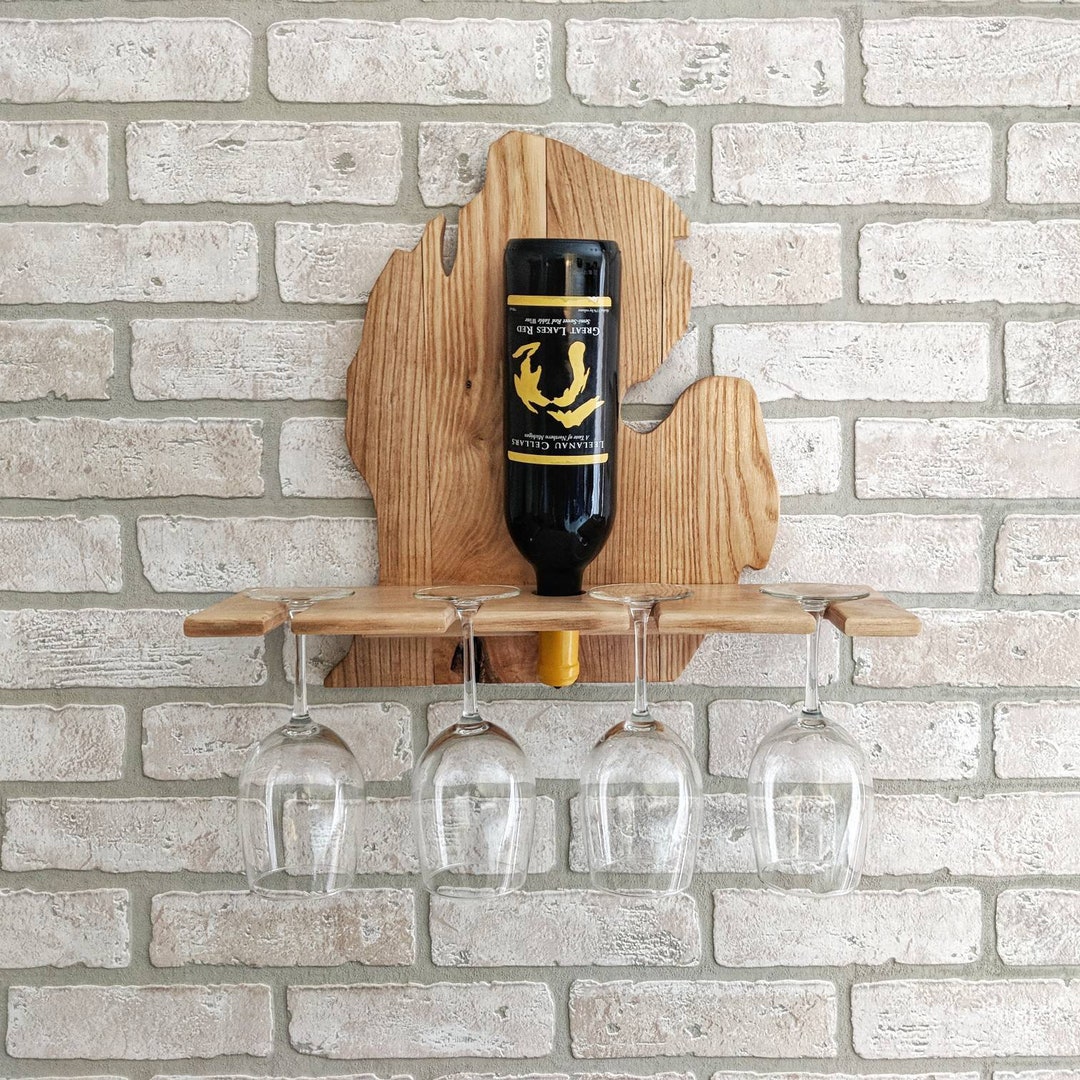 Michigan Wine Rack - Etsy