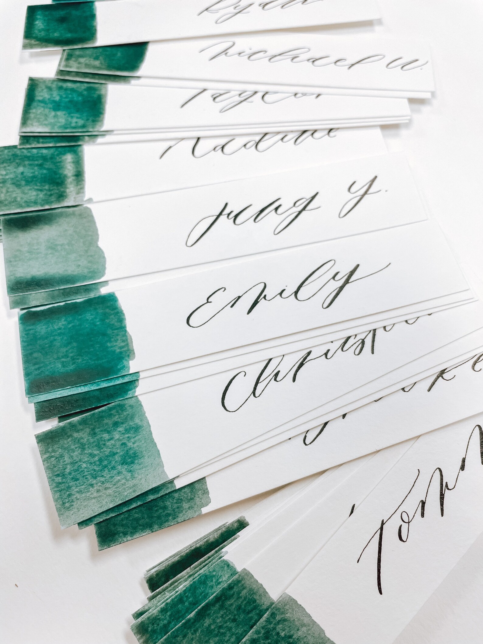 Custom Place Cards Weddings Custom Calligraphy Name Cards - Etsy