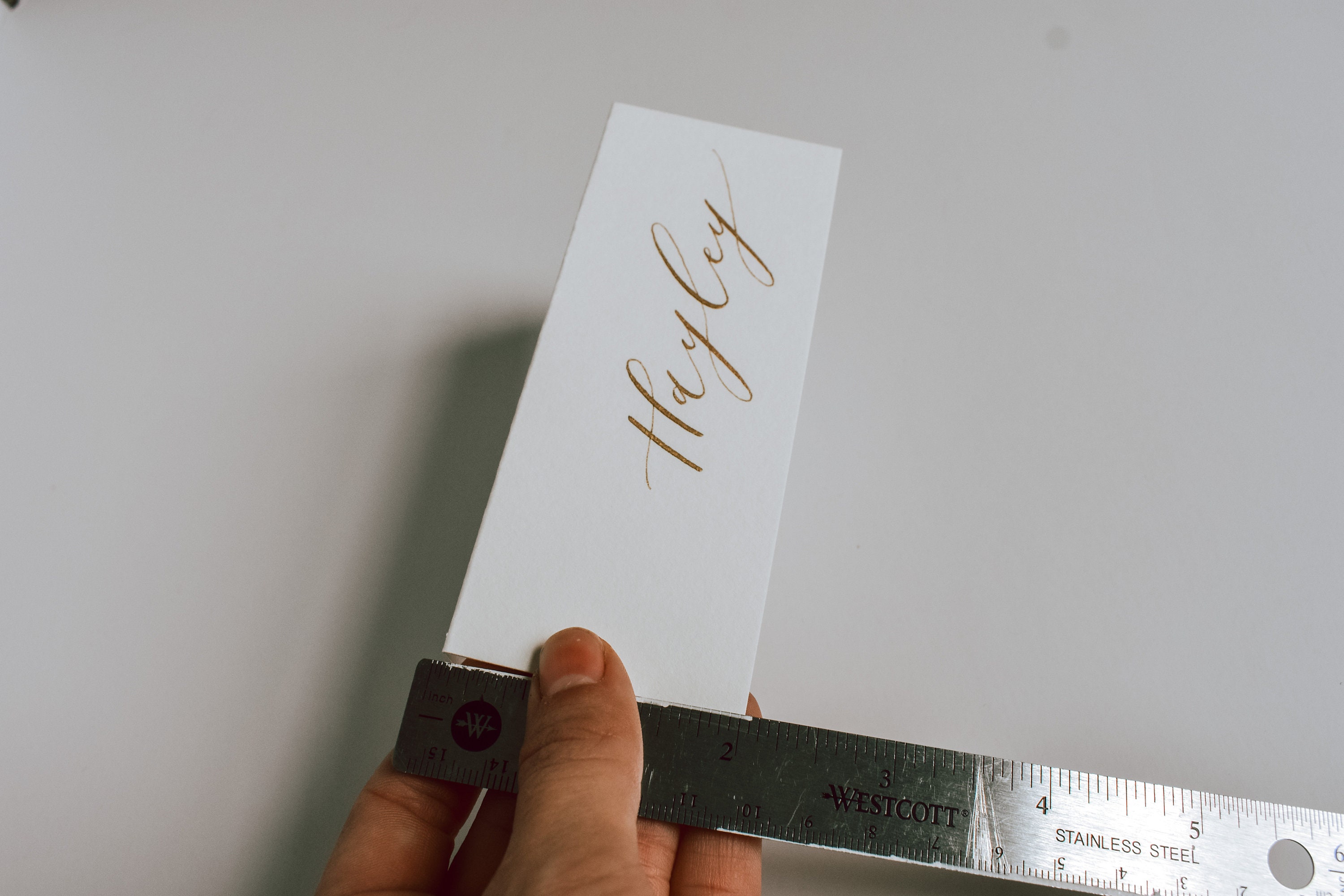 Custom Place Cards Calligraphy on Table Markers - Etsy