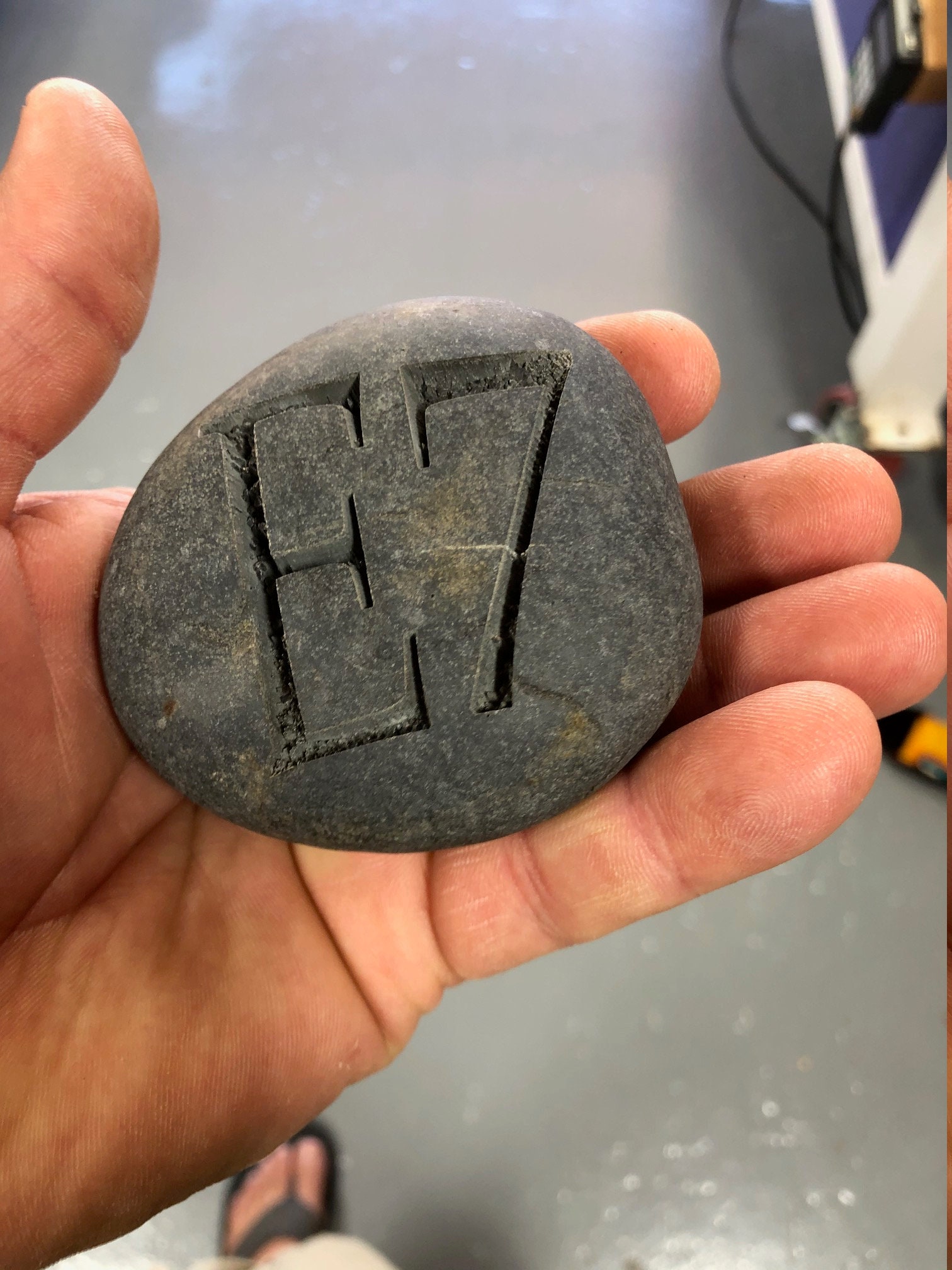 E7 Rock Nice Paperweight to Go on the Desk of a Paperweight. - Etsy