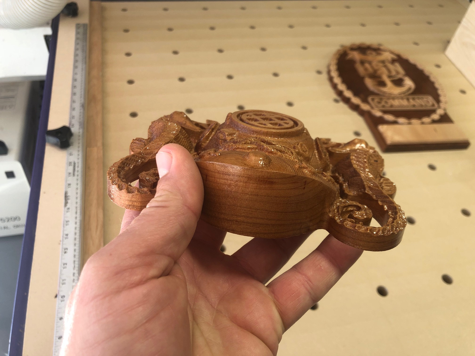 Navy Master Diver 3d Carved Badge Insignia Made From Cherry | Etsy