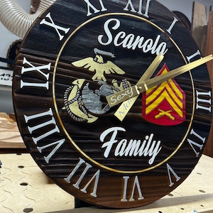 Navy Chief Custom Clocks 2 Foot - 15" Diameter Made to Order Free ...