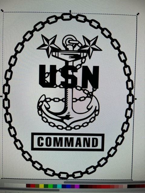 SVG Us Navy Command Master Chief Cookie and Dxf File Good for - Etsy ...