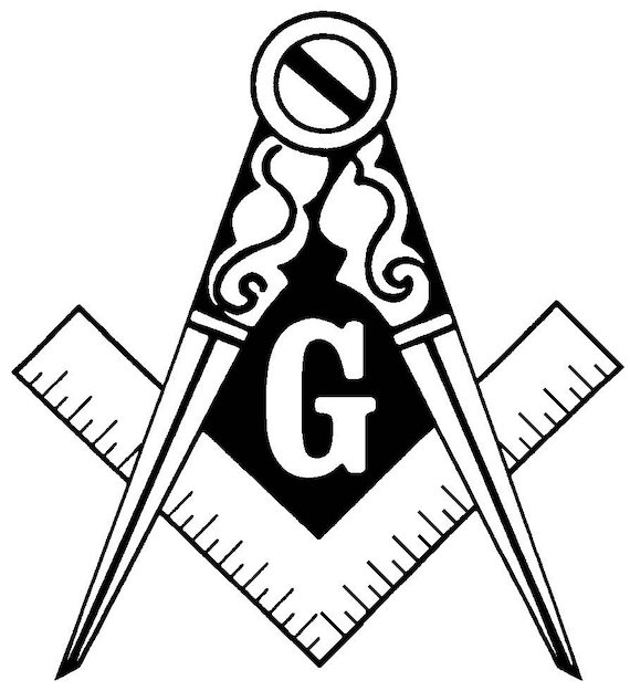 Freemason Mason Compass DXF File Good for Use on CNC Machines | Etsy