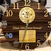 Navy Chief Mess Clock Made From Solid Wood With High Torque Mechanism ...