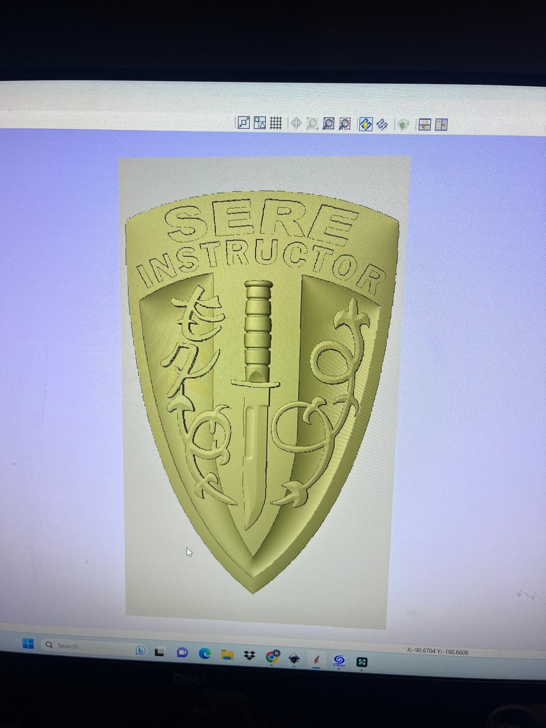 SERE Instructor 3d File for Cutting on CNC Router the Picture is the ...