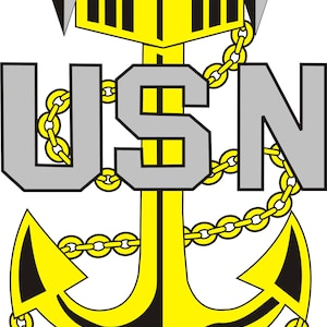 Navy Master Chief DXF File Format Used for CNC Plasma Laser - Etsy