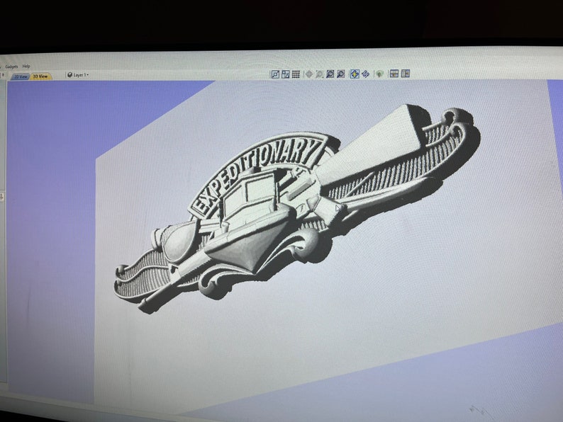 EXW Warfare Pin Expeditionary Warfare 3D STL and Object File Great for ...