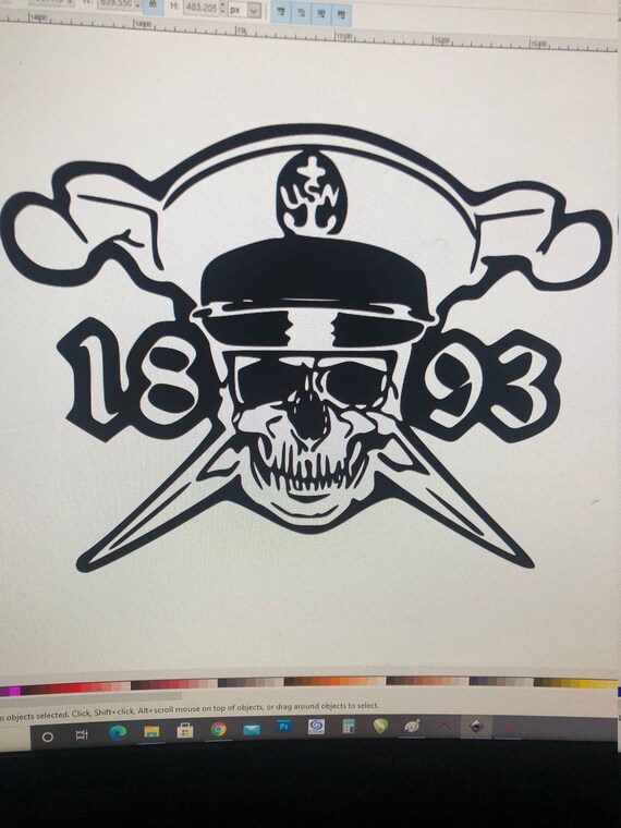 DXF Us Navy Chief 1893 Dxf File Good for Use on Cnc Machines | Etsy