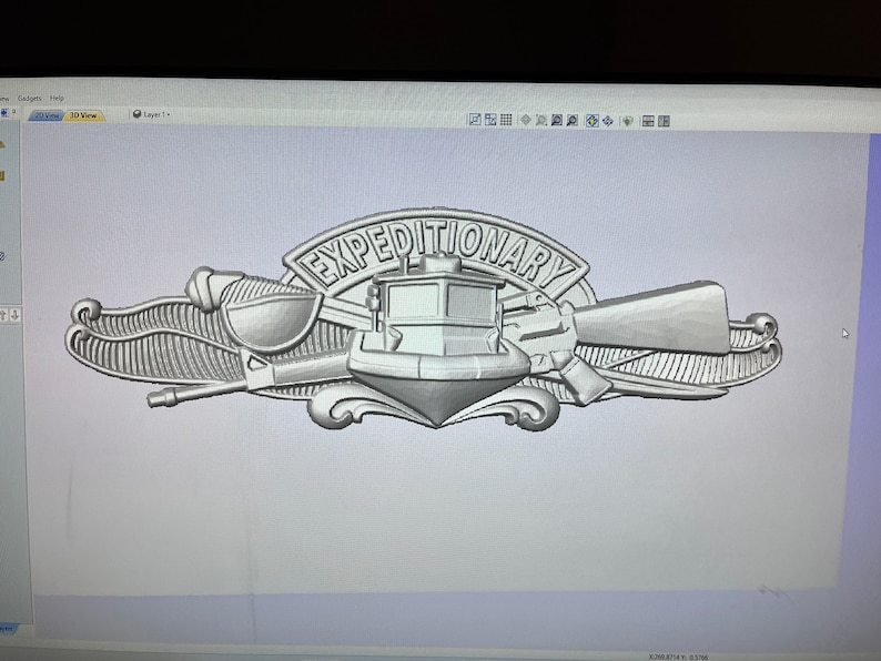EXW Warfare Pin Expeditionary Warfare 3D STL and Object File - Etsy