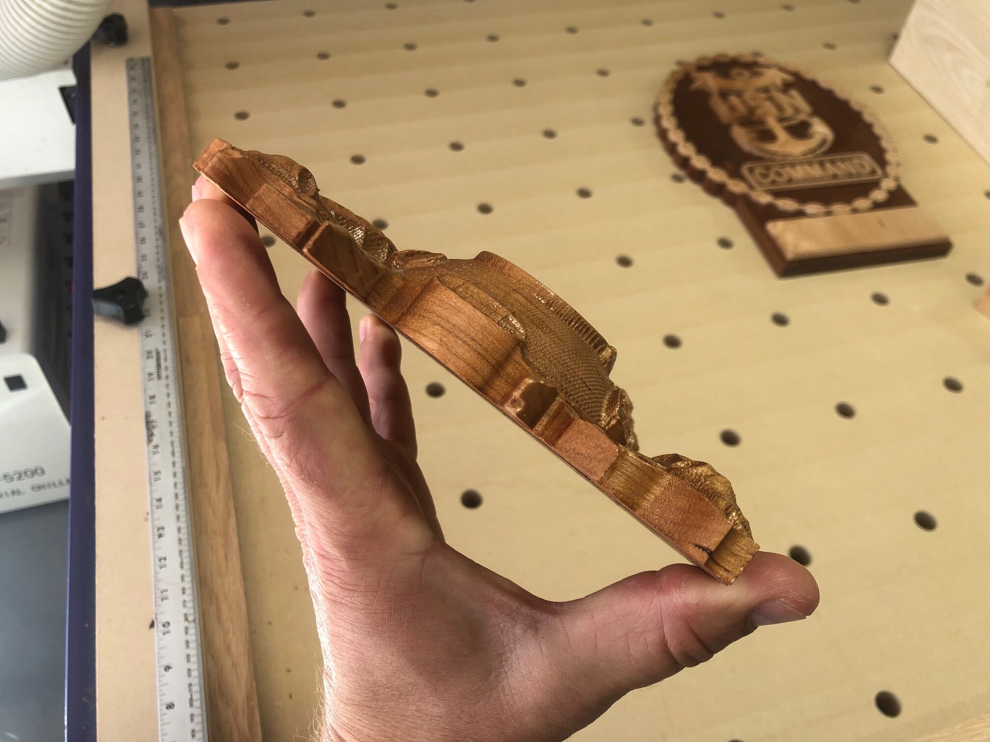 Navy Master Diver 3d Carved Badge Insignia Made From Cherry | Etsy