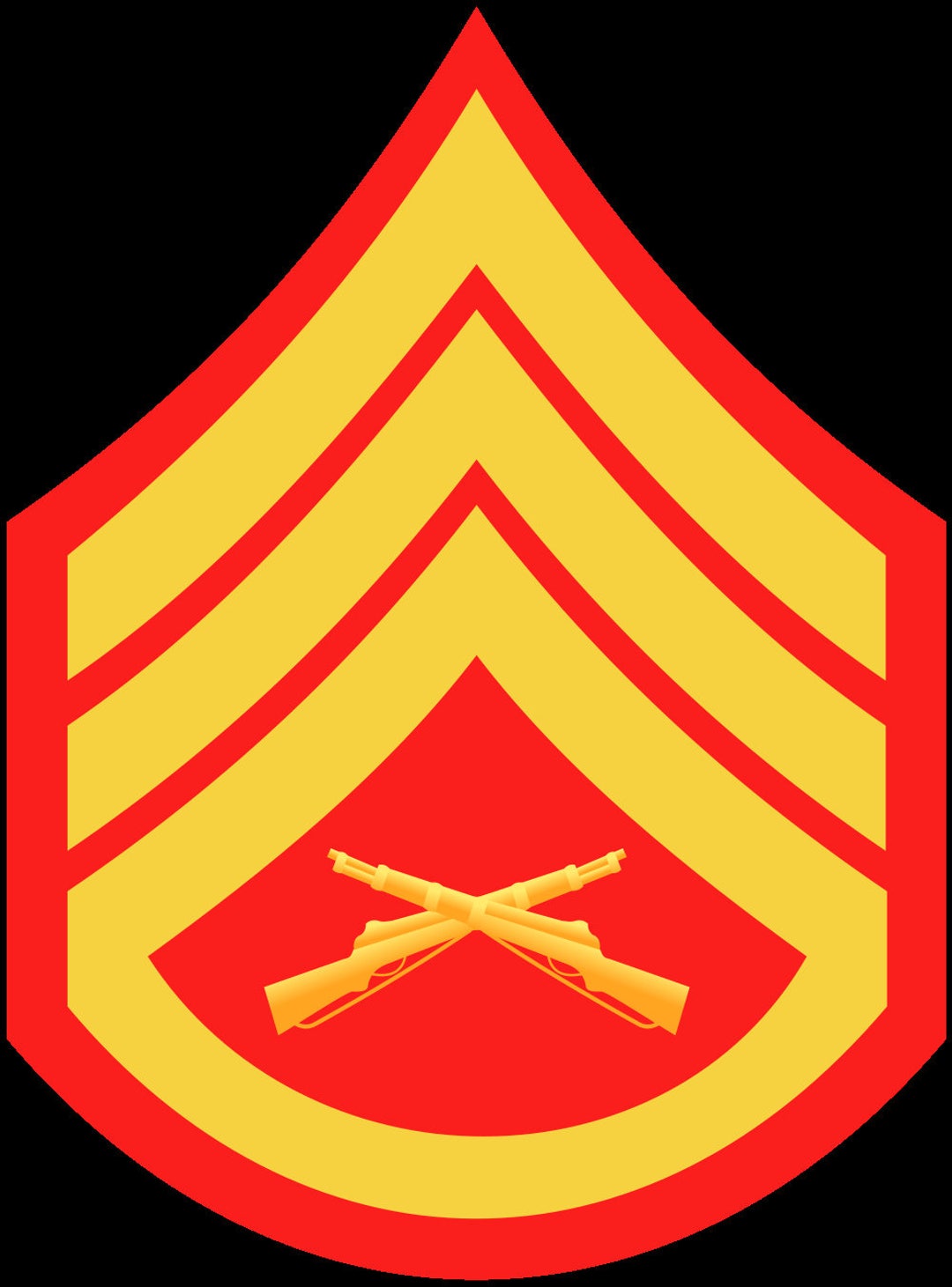 DXF Marine Staff Sergeant Dxf File Good for Use on Cnc Machines, Lasers ...