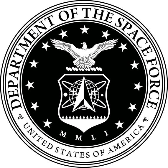 DXF US Space Force Seal Dxf File Good for Use on Cnc Machines - Etsy