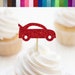Car Cupcake Toppers, Car Food Picks, Car Themed Party Decor, Travel ...