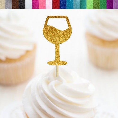 Aged To Perfection Cake Topper Wine Birthday Party Decor Etsy