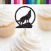 Wolf Cupcake Toppers, Werewolf Food Picks, Wolf Party Decorations ...