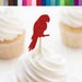 Parrot Cupcake Toppers Pirate Themed Birthday Decorations - Etsy