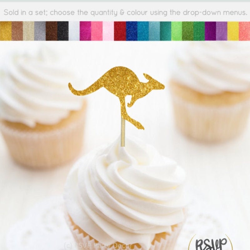 Kangaroo Cake Topper - Etsy