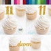 Number 11 Cupcake Toppers, Eleven Food Picks, 11th Birthday Decorations ...