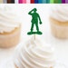 Soldier Cupcake Toppers, Army Party Decorations, Military Party Decor ...