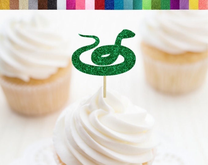 Snake Cupcake Toppers - Etsy