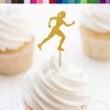 Runner Marathon Cupcake Topper, Running Cupcake Topper, Marathon ...