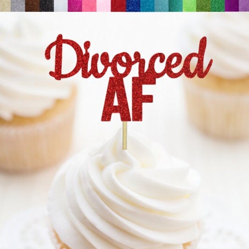 Divorce Cupcake Toppers Divorce Party Decorations Break up - Etsy