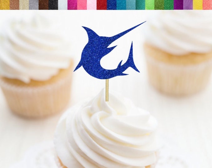 Sailfish-marlin-fish-sport Fishing-wedding-cake Topper-beach ...